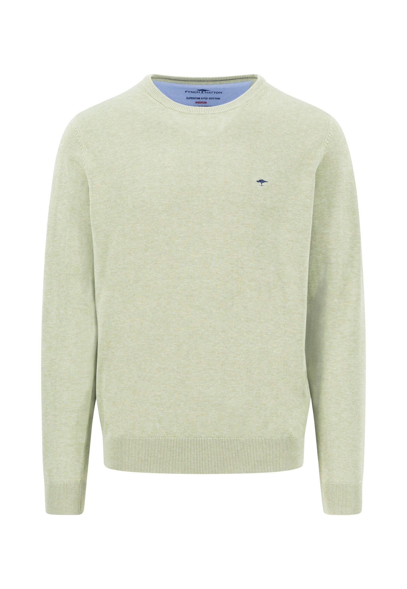 Strickpullover aus Baumwolle mit Rundhalsausschnitt – FYNCH-HATTON ...