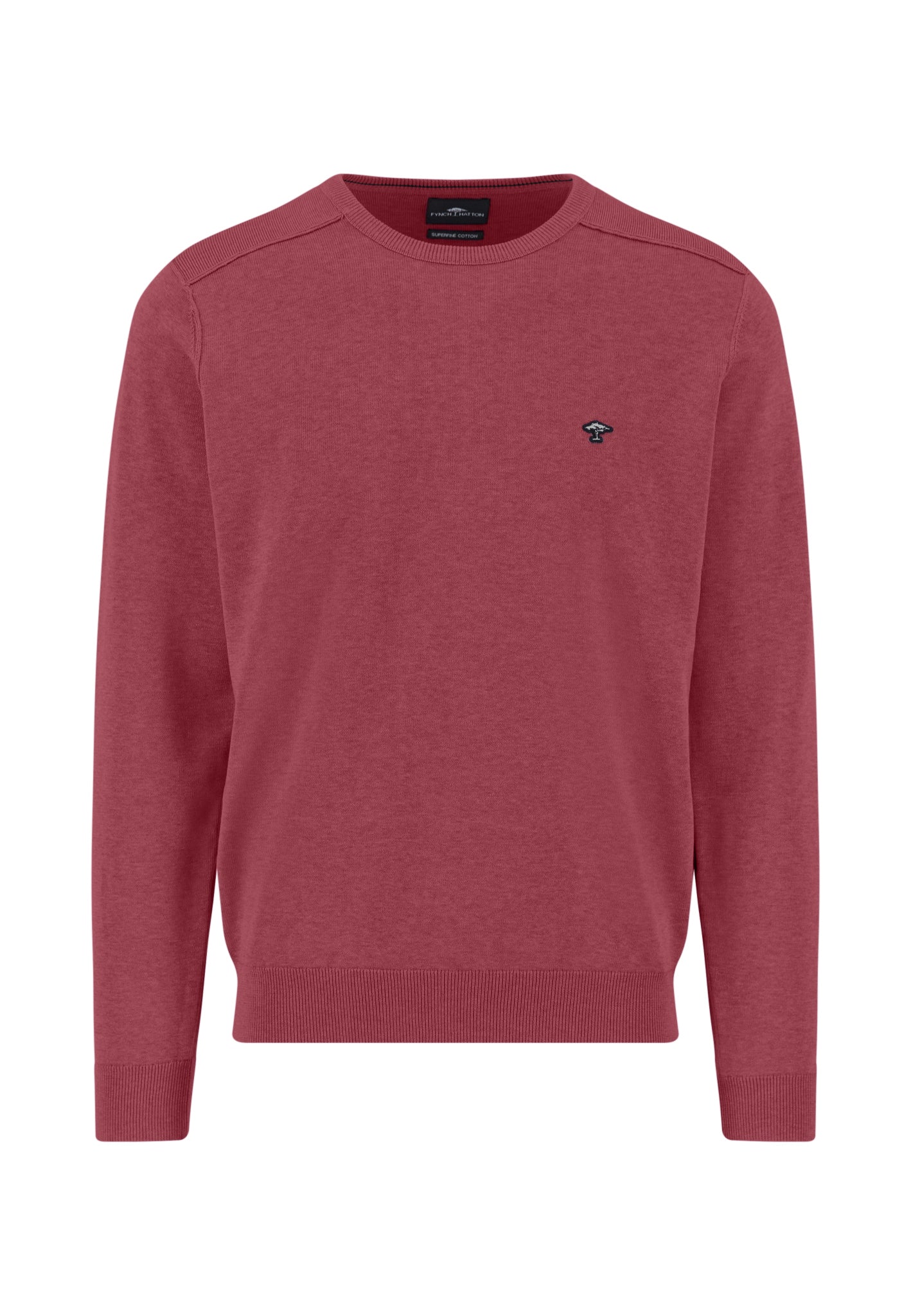 Strickpullover aus Baumwolle mit Rundhalsausschnitt – FYNCH-HATTON ...