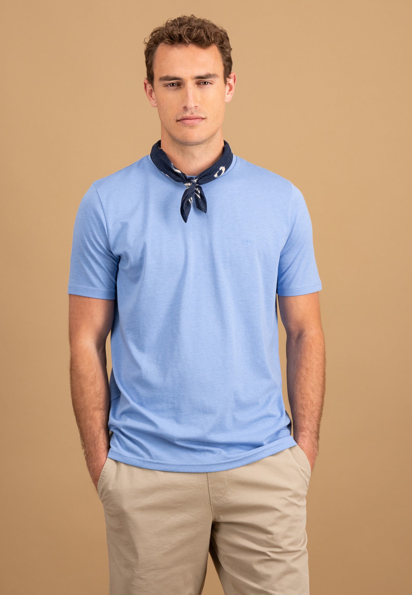 T-Shirt aus Baumwoll-Mix mit dezentem Logo – FYNCH-HATTON | Offizieller ...